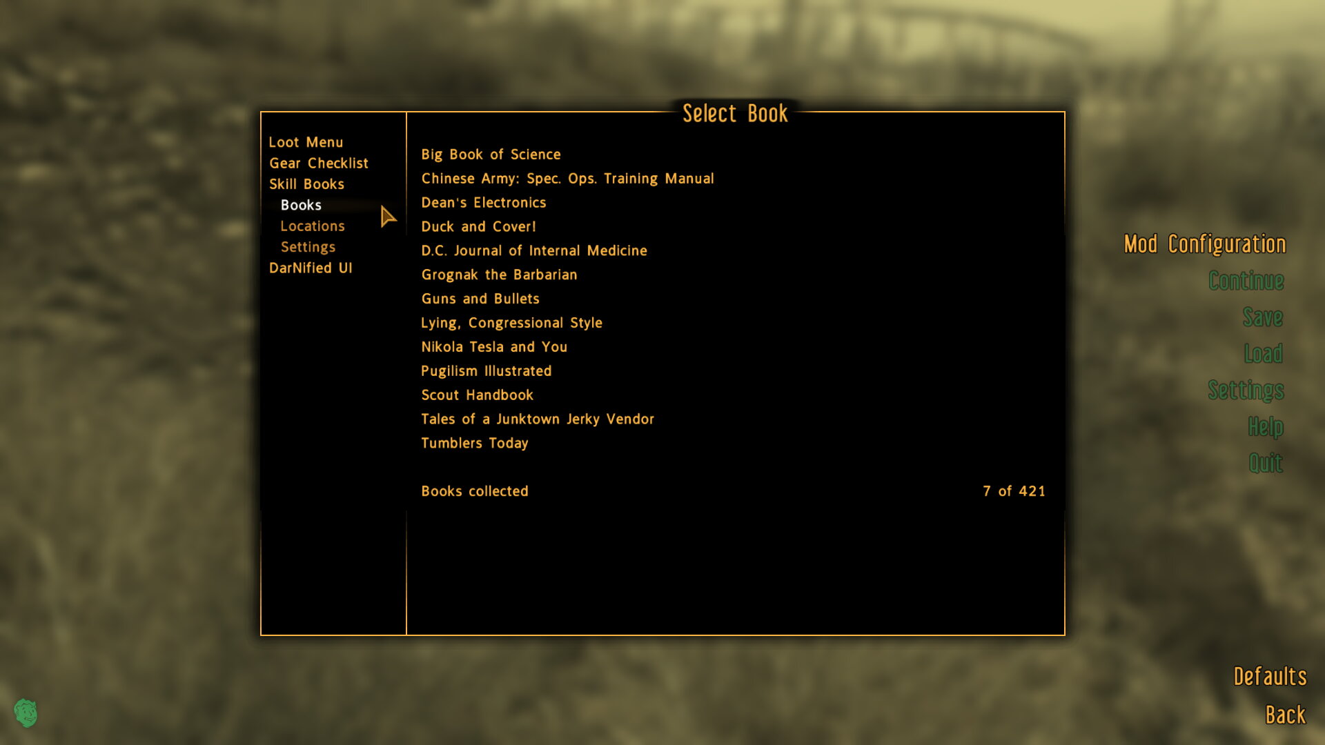 Skill Book Checklist - ModPub
