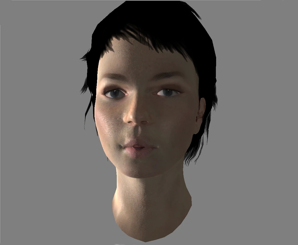 High Poly Female Head Resource - ModPub
